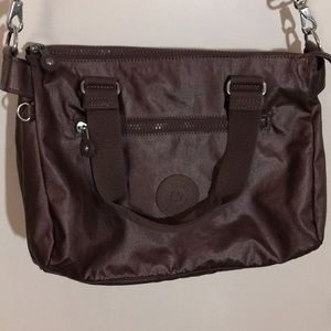 Kipling Bags | Gold Metallic Cross Body Bag | Poshmark